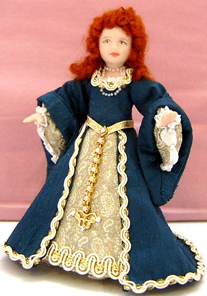 little princess elizabeth miniature doll